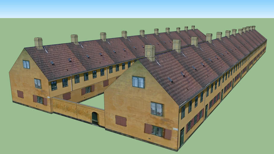 Nyboder Navy Barracks - Block 12 | 3D Warehouse