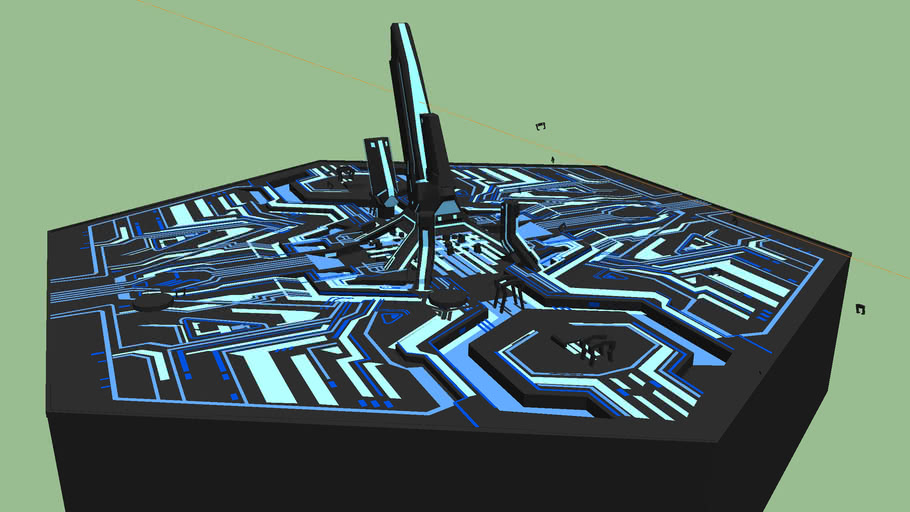 Ciudad TRON | 3D Warehouse