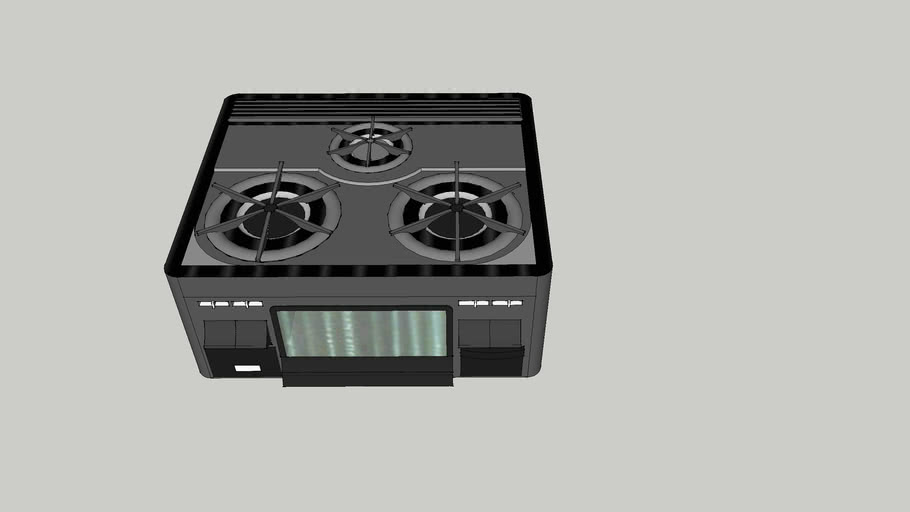 gas range | 3D Warehouse
