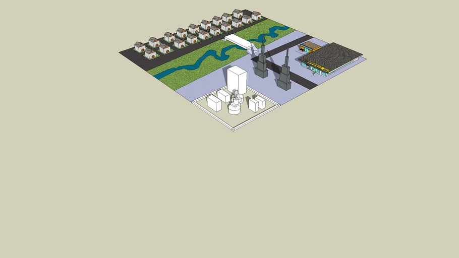 Basic Town | 3D Warehouse