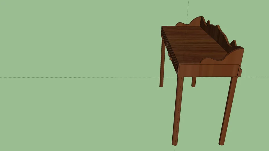 Walnut Wood Table | 3D Warehouse