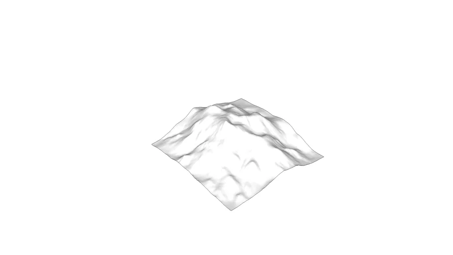 Basic mountain terrain | 3D Warehouse