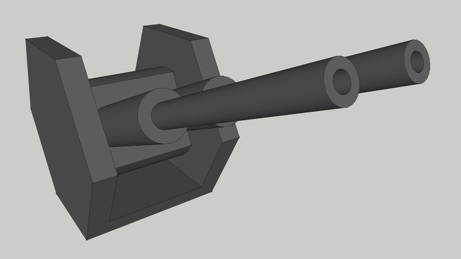Point Defense Machine Gun Cannon | 3D Warehouse