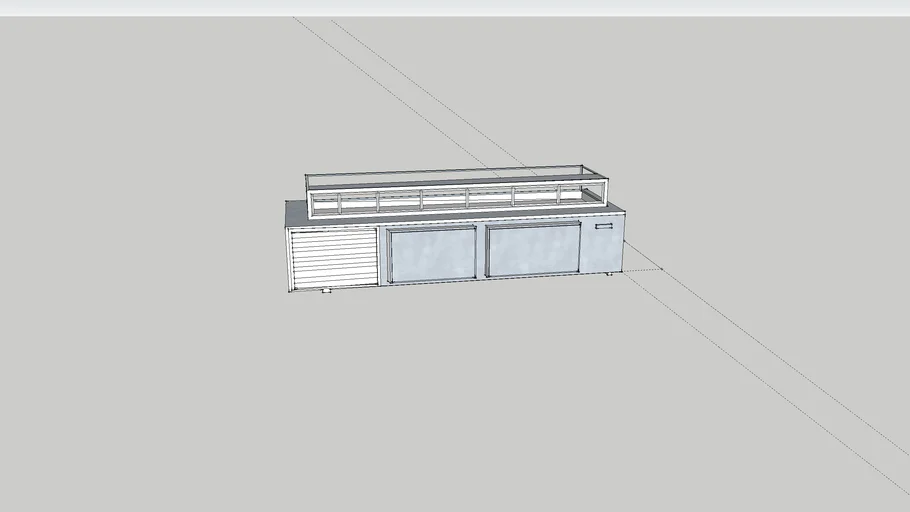 Sushi display cabinet | 3D Warehouse