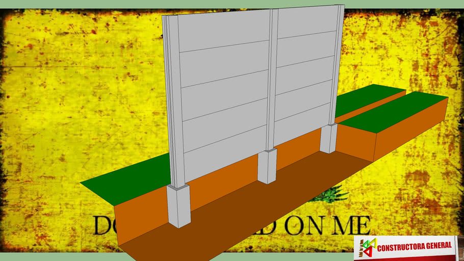 Barda Perimetral Det | 3D Warehouse