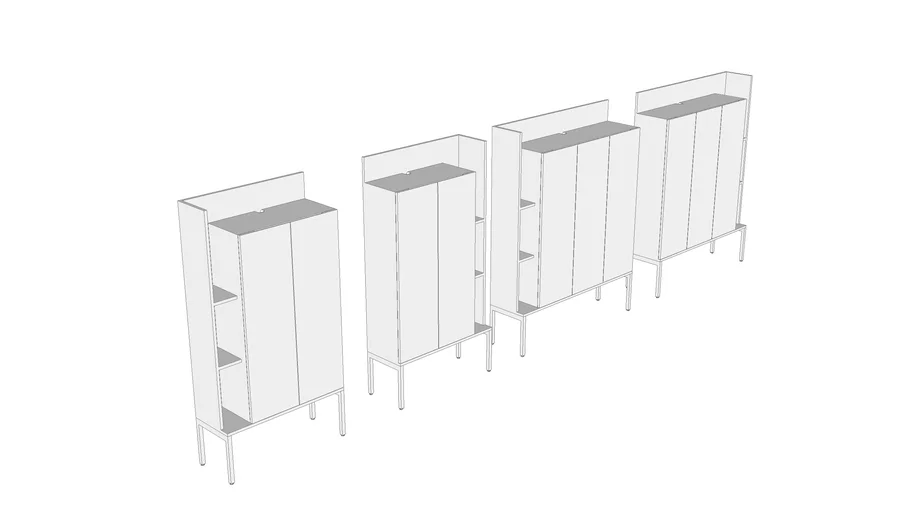 Denizen Storage Towers | 3D Warehouse