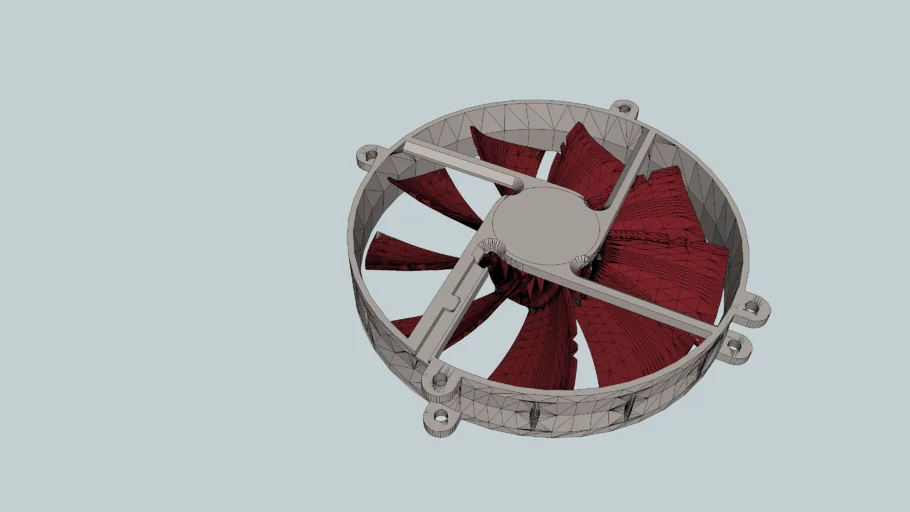 Noctua NF-P14 140mm Case Fan | 3D Warehouse