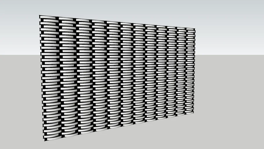 Mio weave tiles 7 high 12 wide | 3D Warehouse