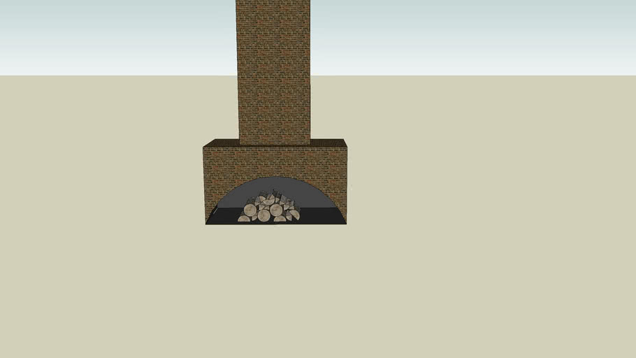 Wood Fireplace | 3D Warehouse