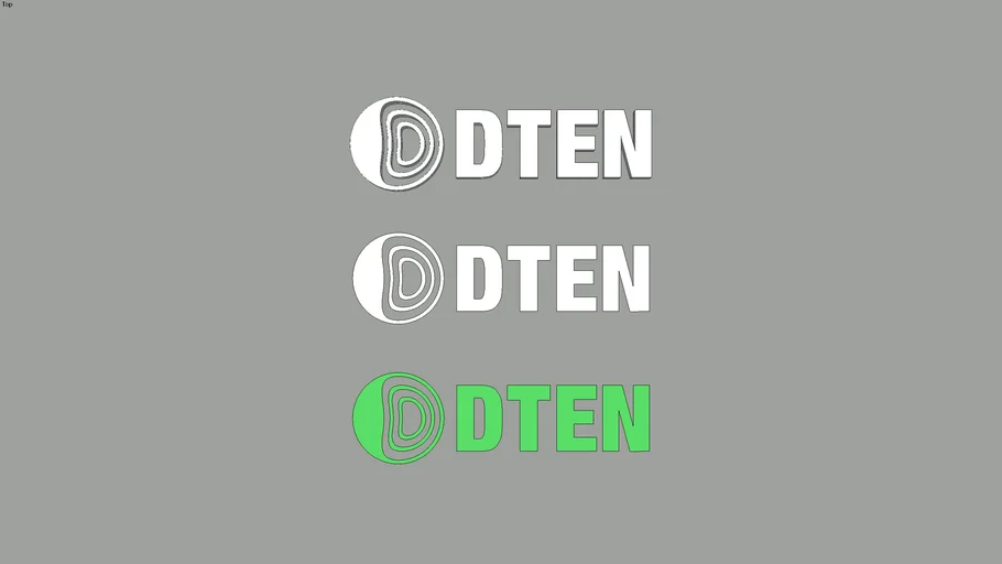 DTEN vector logo | 3D Warehouse