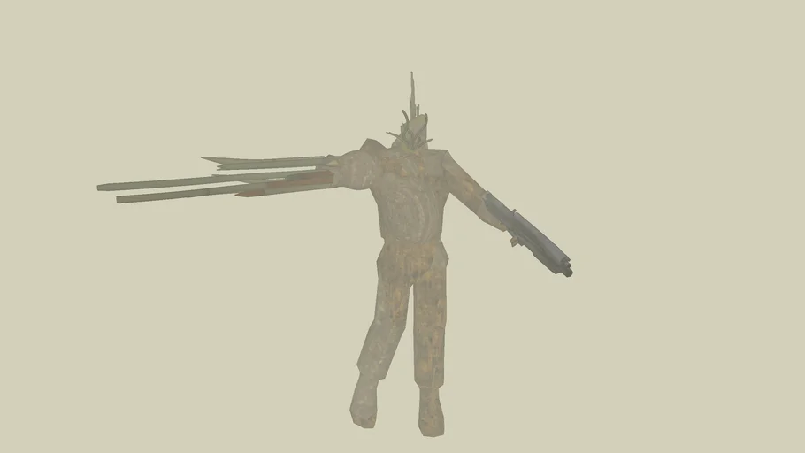 Human Flood Combat Form | 3D Warehouse