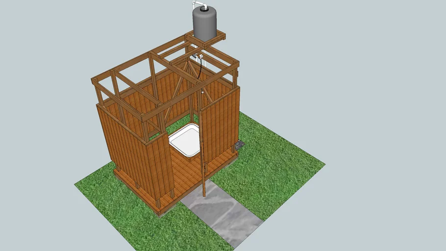 Outdoor shower | 3D Warehouse