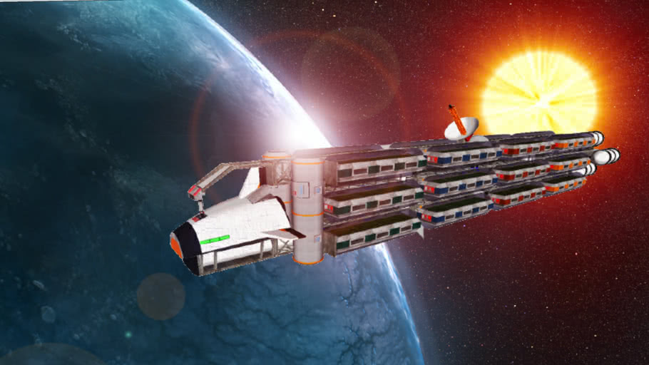 Explorer Class Support Ship (Rendered) | 3D Warehouse