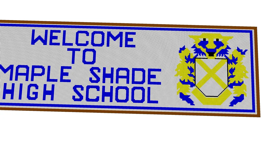 Welcome to Maple Shade Sign | 3D Warehouse