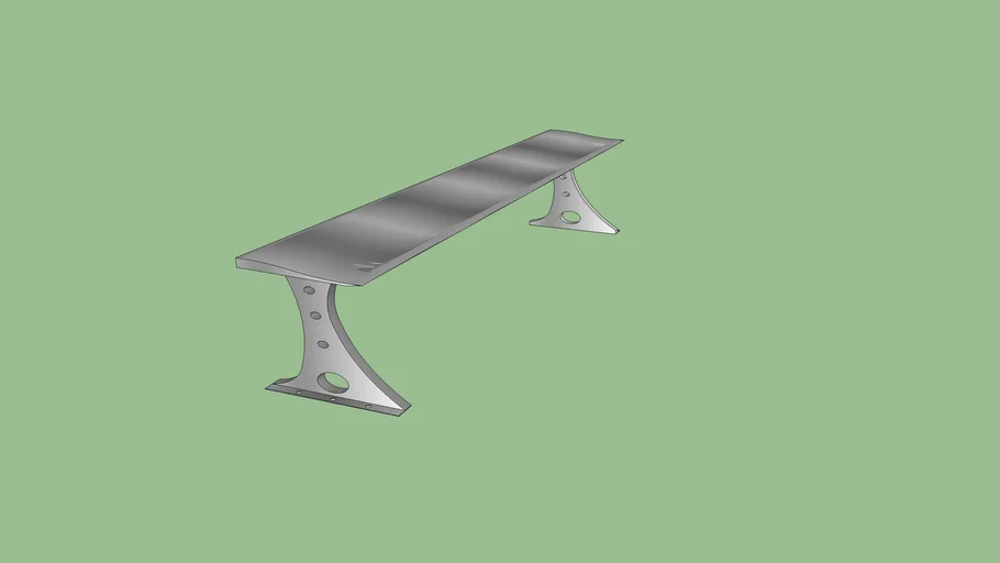 Rear universal Spoiler | 3D Warehouse