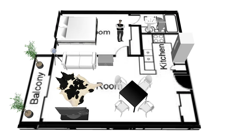 Small Condo Unit | 3D Warehouse