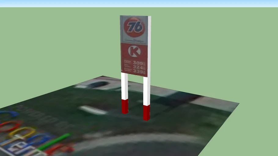 76 sign | 3D Warehouse