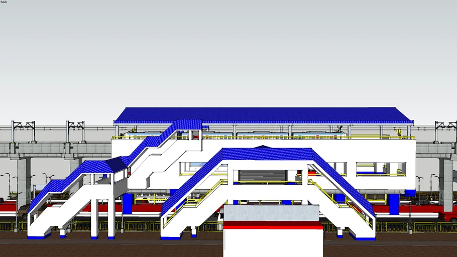 Train Station Scale Model 02 | 3D Warehouse