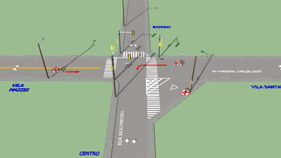 marginal carlos light comrua julio prestes itapetininga | 3D Warehouse