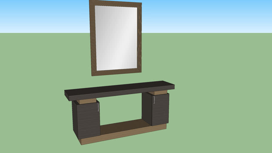 meja console | 3D Warehouse