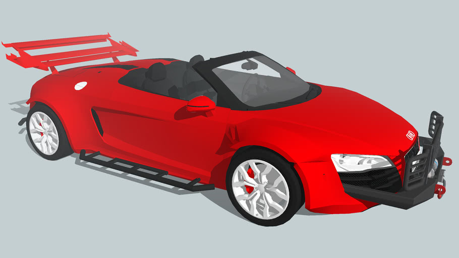 audi r8 v10 spyder modified | 3D Warehouse