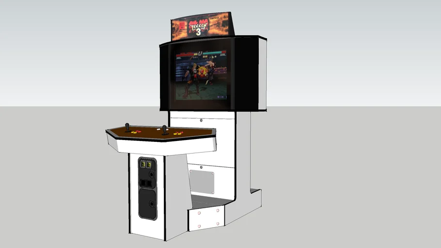 Tekken 3 arcade game (Showcase Cabinet) | 3D Warehouse