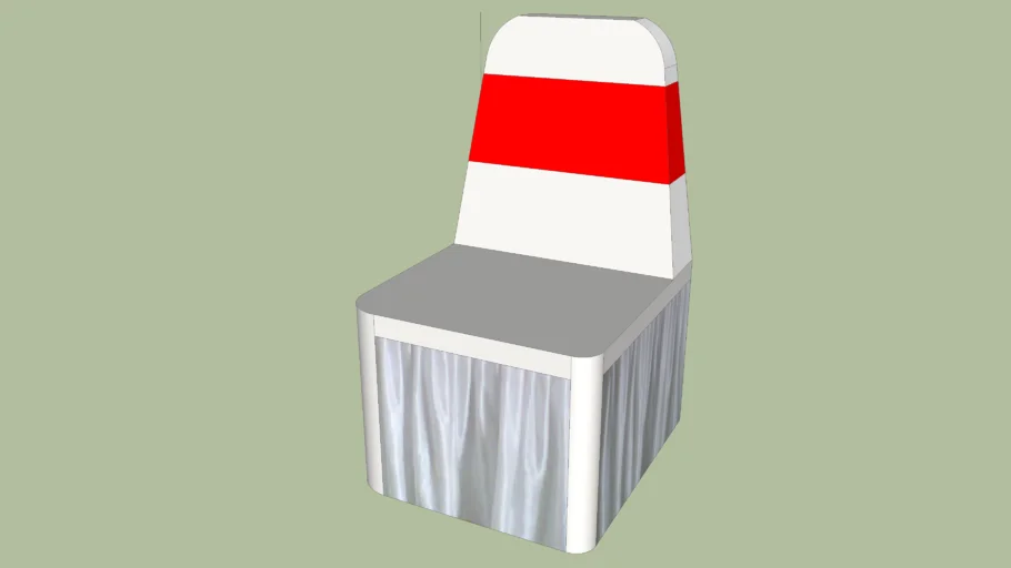 kursi VIP merah | 3D Warehouse