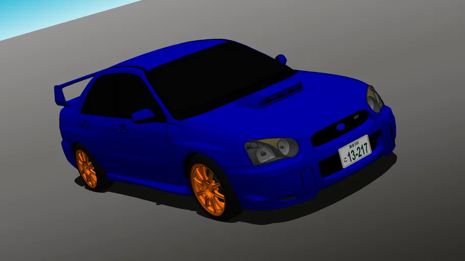 Akihiko Koizumi`s Subaru Impreza WRX STI GD8 | 3D Warehouse