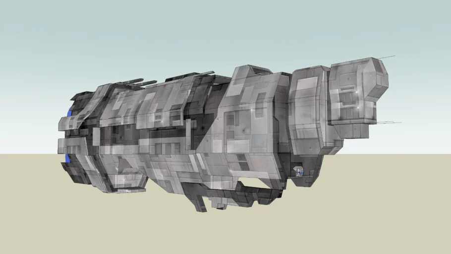 UNSC Marathon-class cruiser | 3D Warehouse