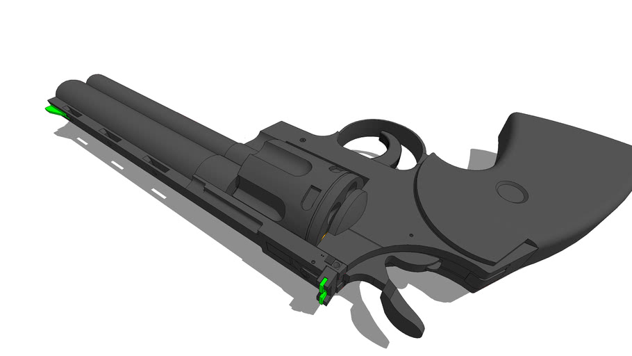 Revolver Colt Phyton .357 | 3D Warehouse