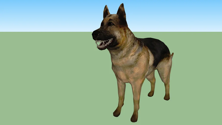 German shepherd | 3D Warehouse