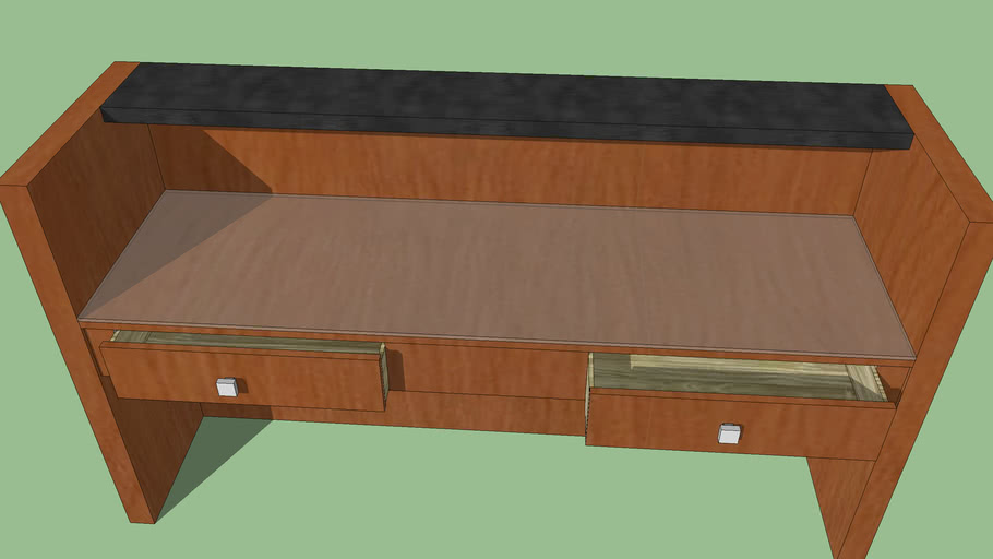 Meja Resepsionis Klasik | 3D Warehouse