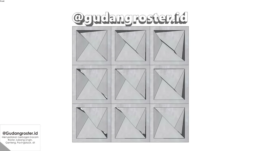 21 - Roster , WA: +62 895-3289-00966 @gudangroster.id | 3D Warehouse