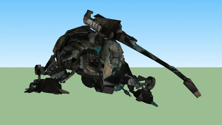 destroyed old AT-TE | 3D Warehouse