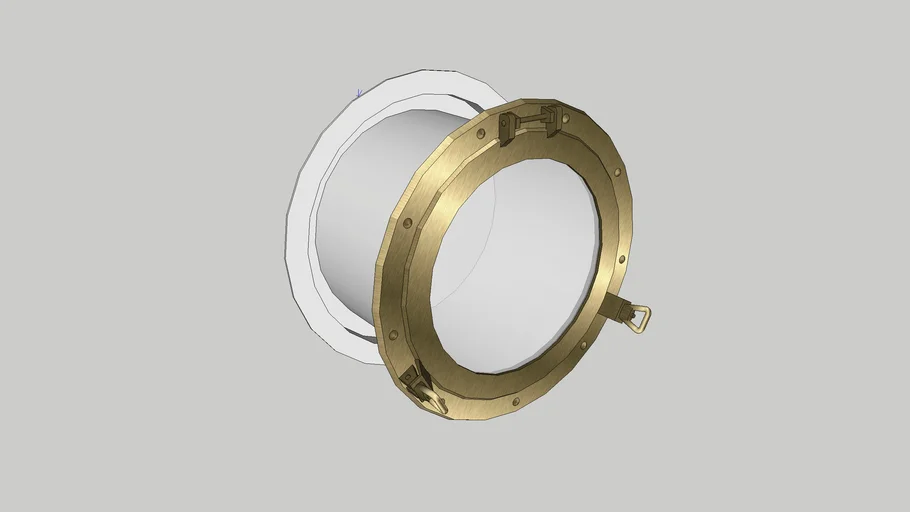 Round marine window φ284mm | 3D Warehouse