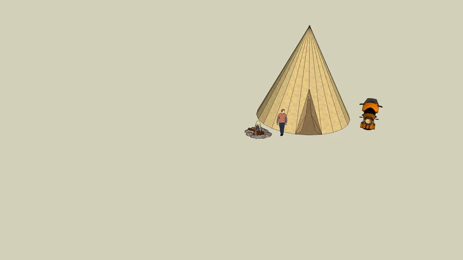 The Teepee of the future | 3D Warehouse