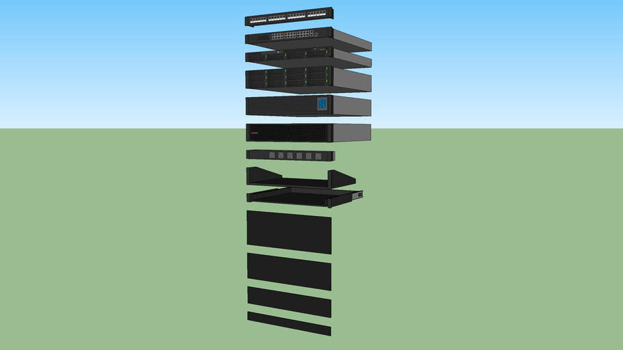 Server Rack Components | 3D Warehouse