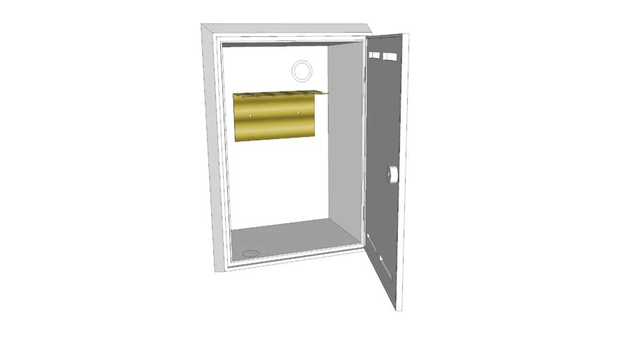 Gas Meter Box - Built In Flush Fitted | 3D Warehouse