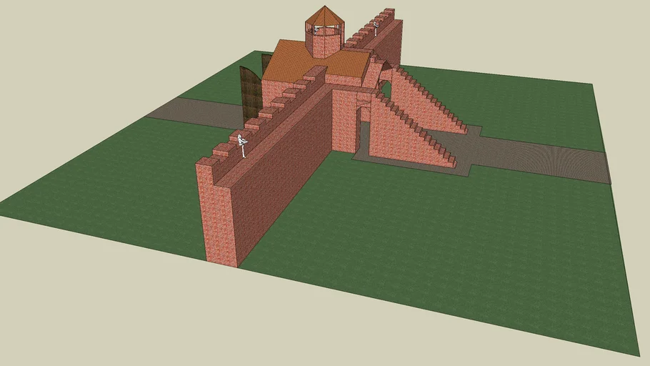 city gate | 3D Warehouse