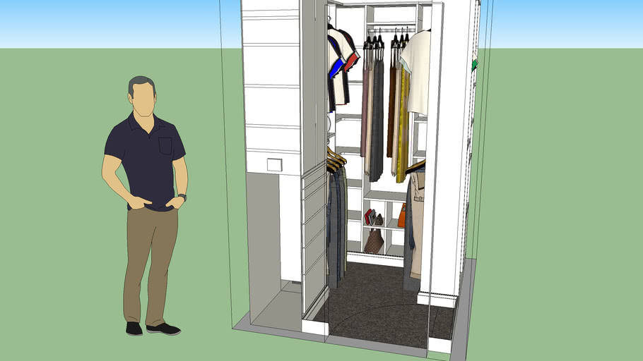 New Master Walk-in Closet | 3D Warehouse