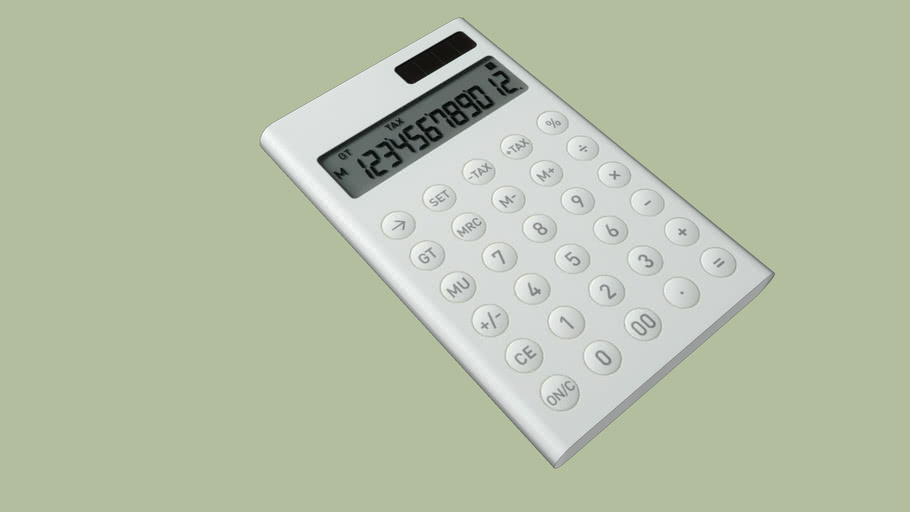 Plus Minus Zero Calculator S | 3D Warehouse