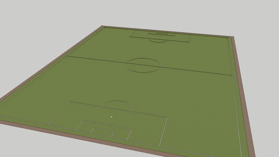 Football Pitch / Cancha de Fútbol | 3D Warehouse