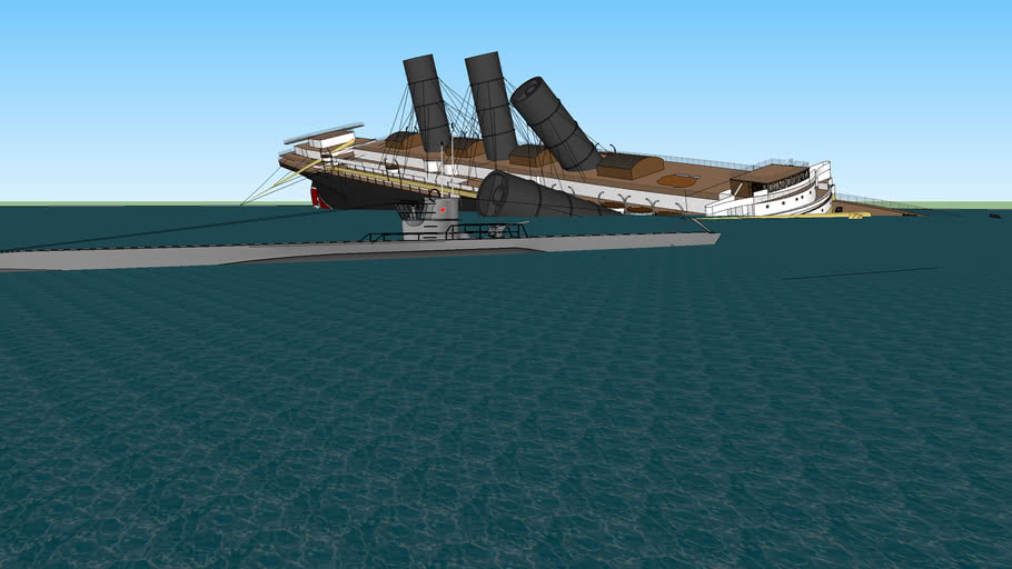RMS LUSITANIA 1915 SINKING | 3D Warehouse