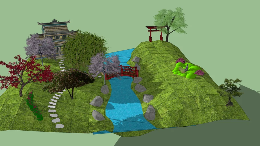 Jardin japonais | 3D Warehouse