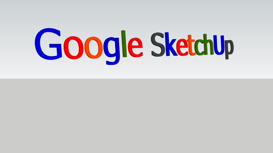 Google SketchUp Logo | 3D Warehouse