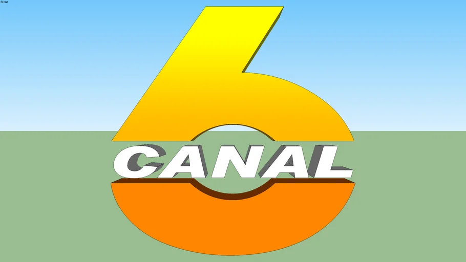 Canal 6 HN logo | 3D Warehouse