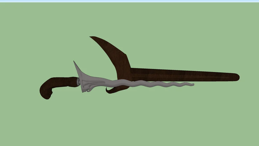 sultanate kris knife | 3D Warehouse
