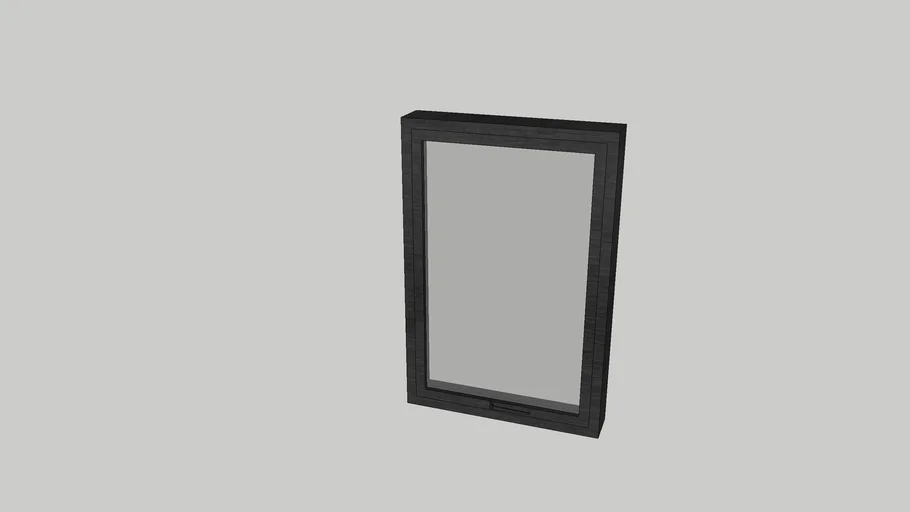 Jendela Hidup Aluminium (80x120 cm) | 3D Warehouse