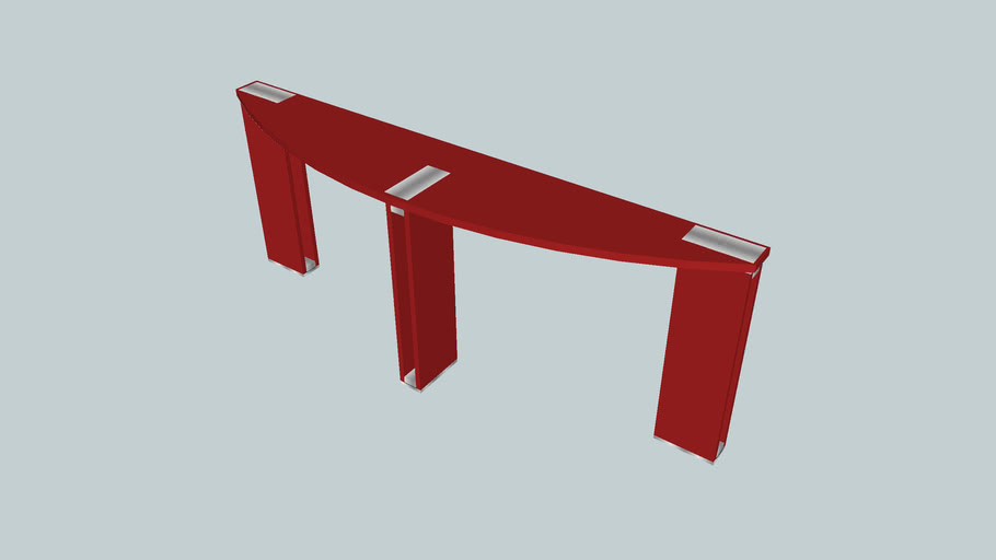 SCAN DESIGN Linnie Console Table | 3D Warehouse