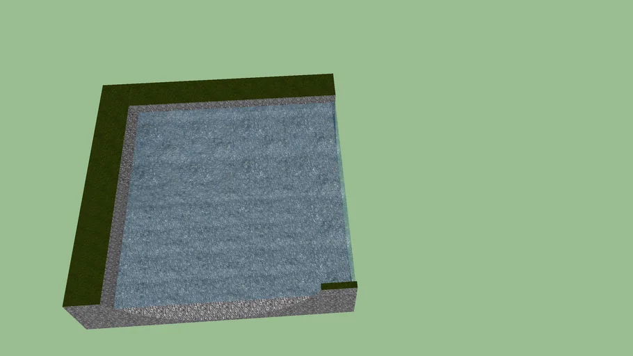 River transparent water Corner Section MKII | 3D Warehouse